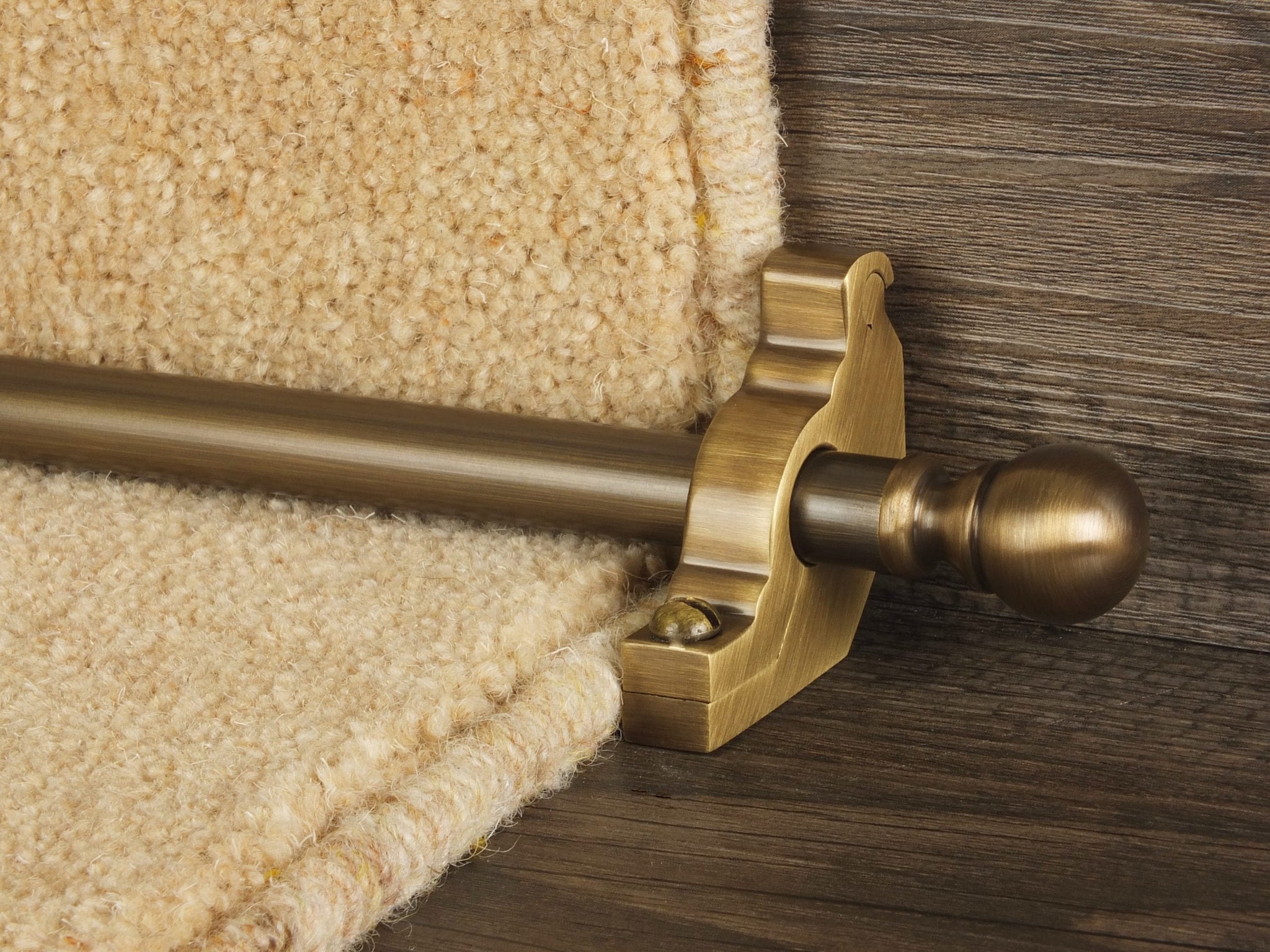 Stair Rods Direct - Carpet Stair Rods in Brass, Chrome, Black & More