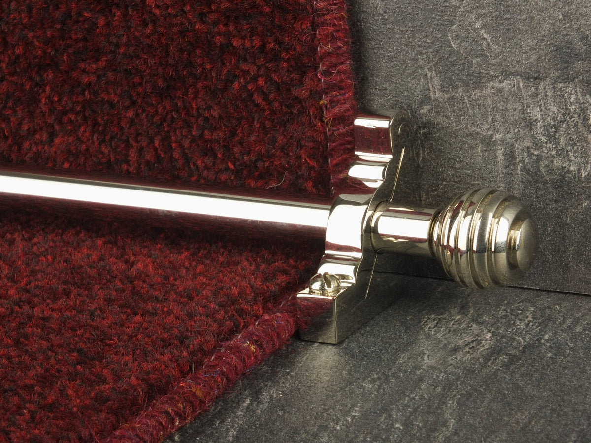 Sphere Stair Rods - Contemporary Polished Nickel Finish