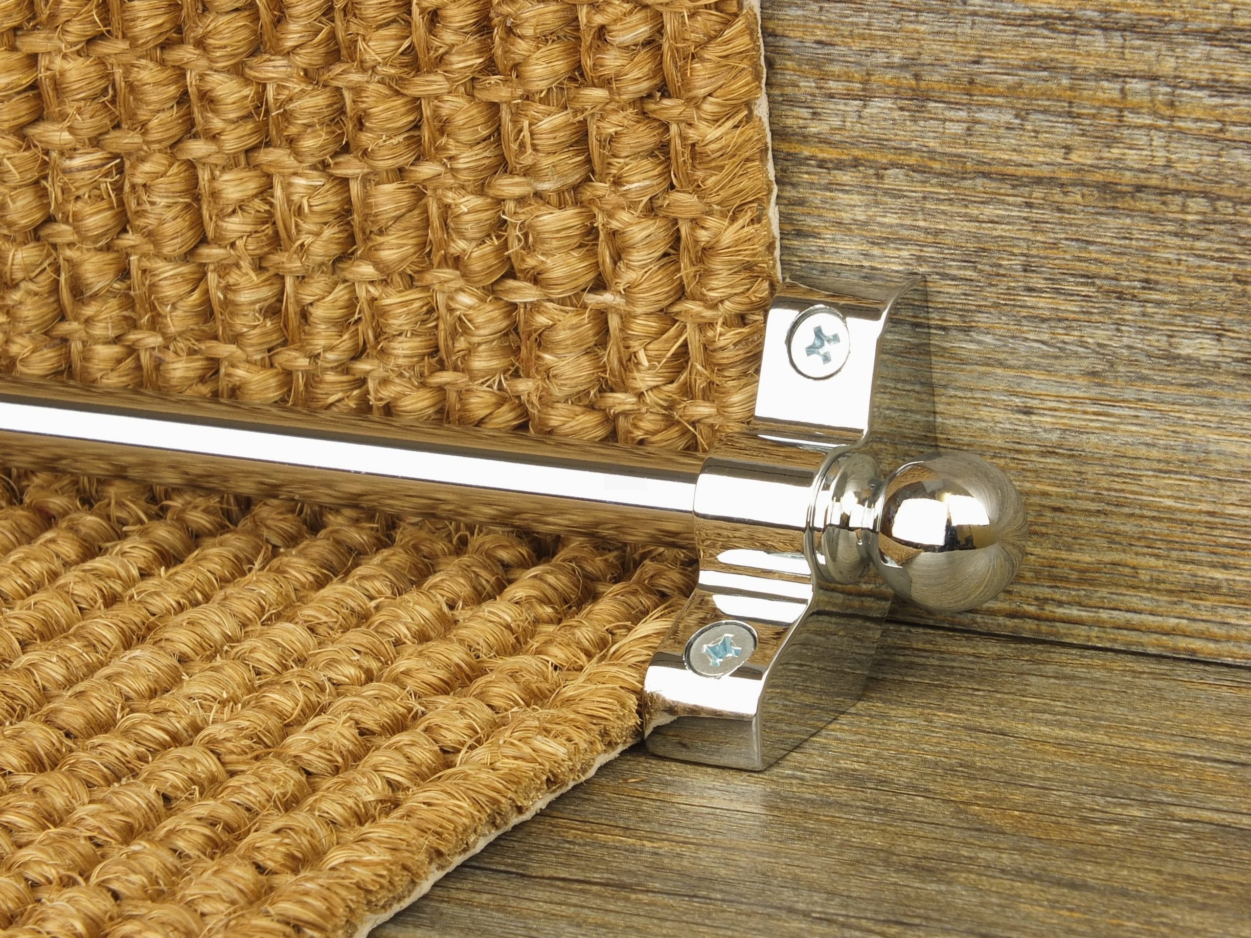 Jubilee Stair Rods - Chrome | Stair Rods Direct
