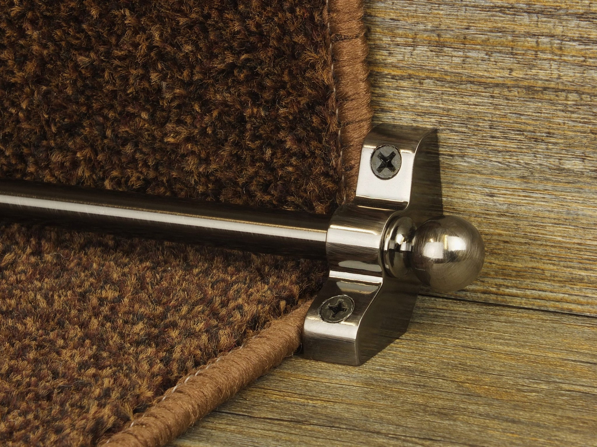 Stair Rods Direct - Carpet Stair Rods in Brass, Chrome, Black & More