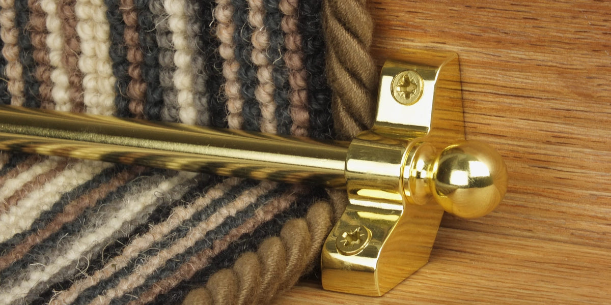 Jubilee Stair Rods - Brass | Stair Rods Direct