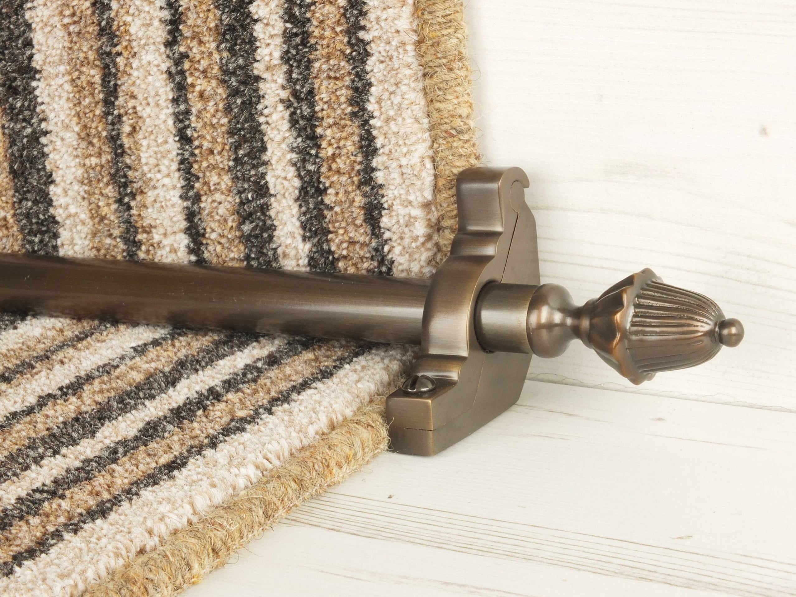 Dubai Stair Rods - Antique Bronze | Stair Rods Direct
