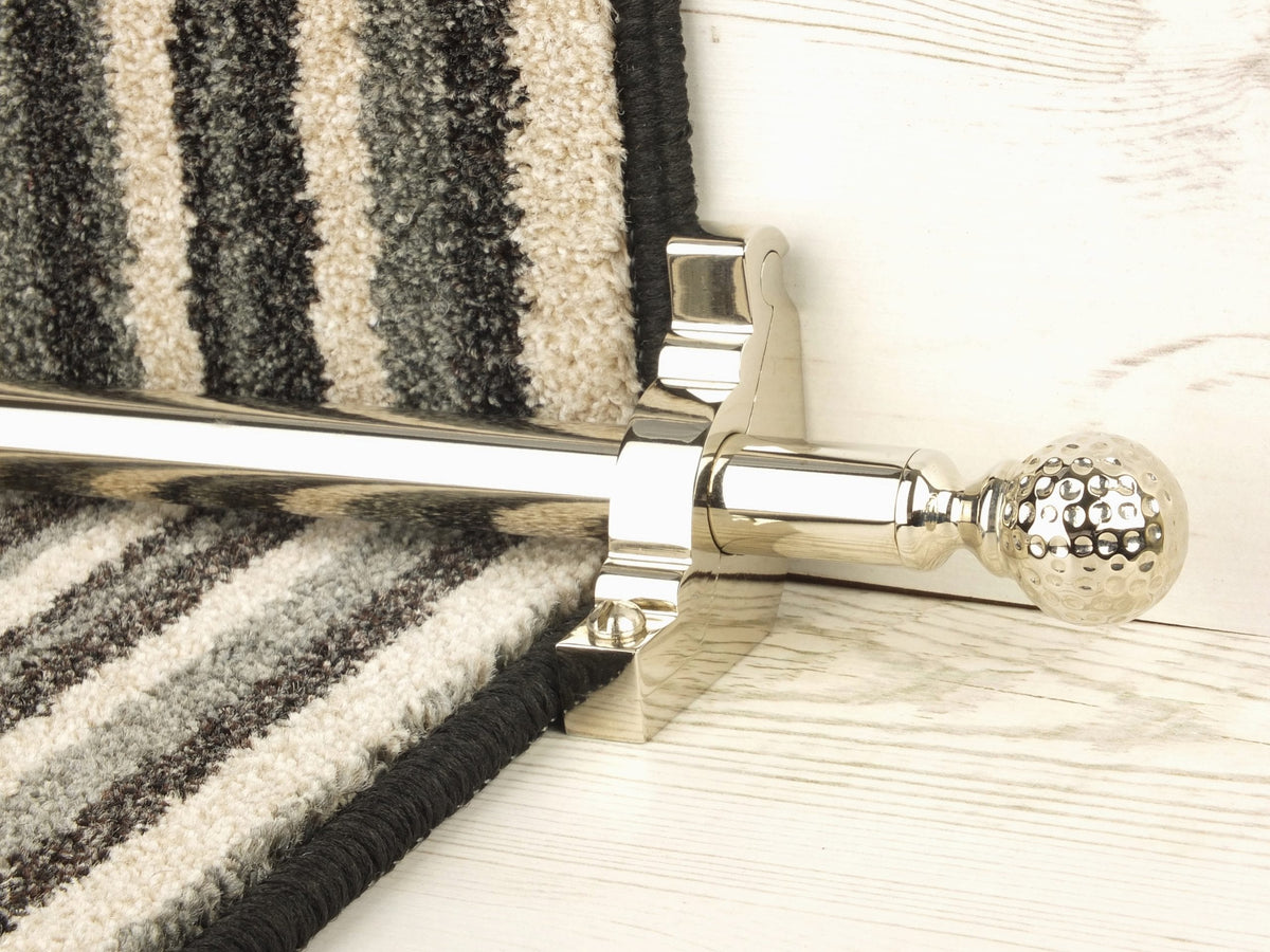 Dune Stair Rods - Polished Nickel | Stair Rods Direct