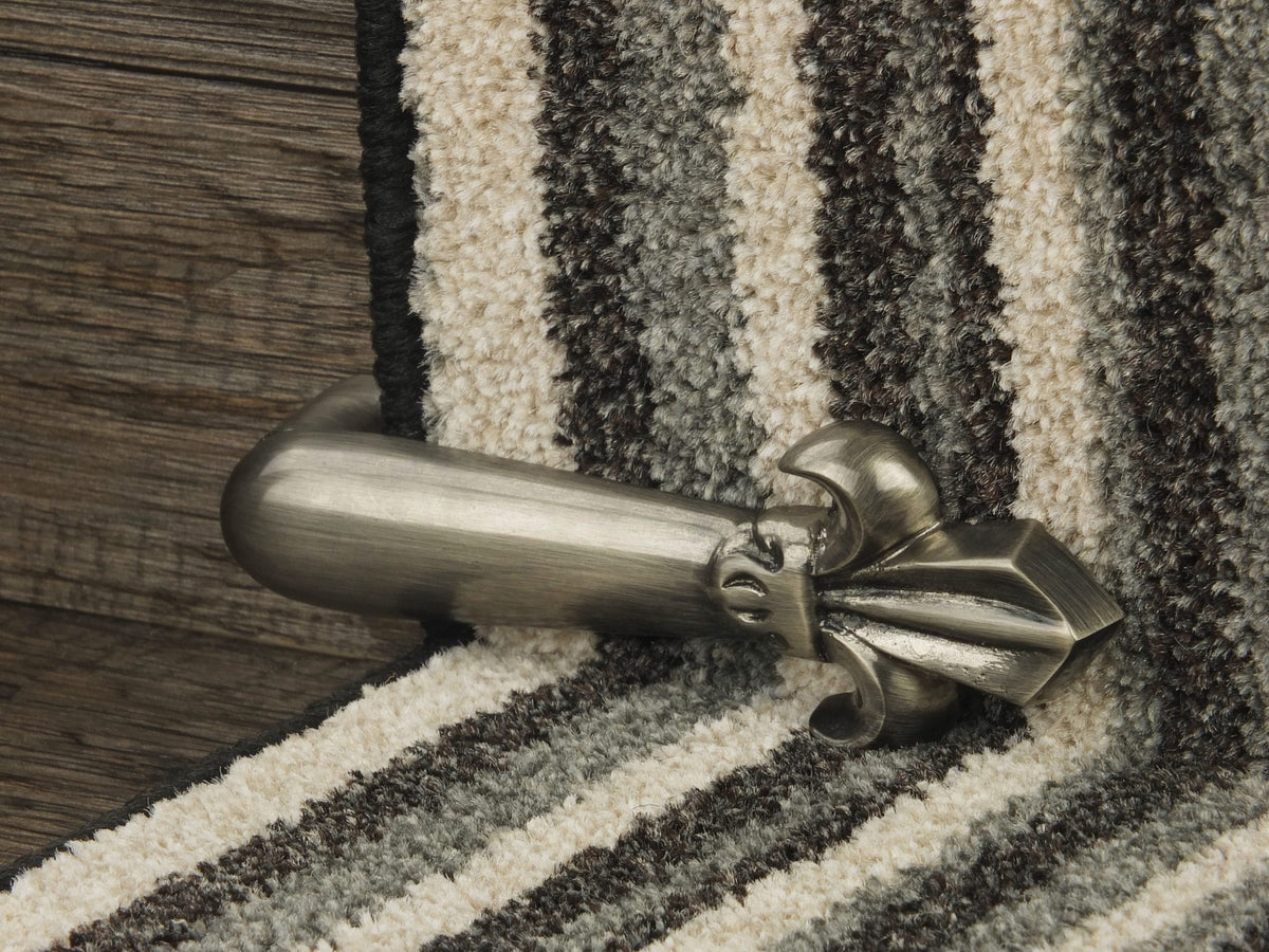 Victorian Stair Carpet Clips in Pewter | Quality Stair Accessory