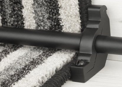 Cylindrical Rod Brackets in Black | Quality Stair Accessory