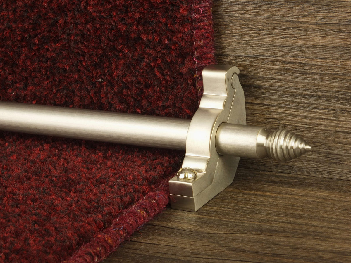 Chatsworth Stair Rods in Satin Nickel | Classic, Polished Design