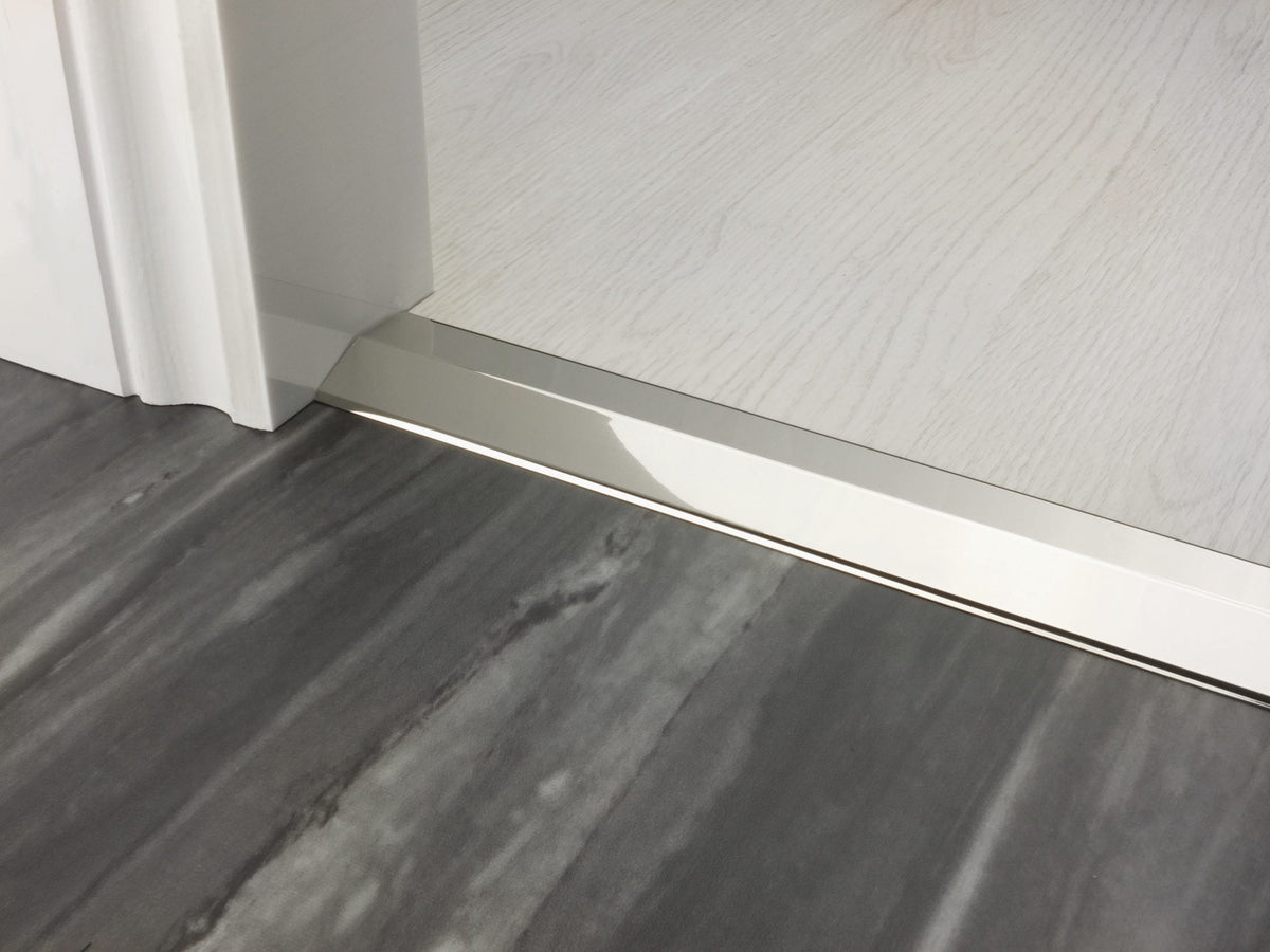 Premier 2-Way Ramp in Polished Nickel | Seamless Multi-Level Transition