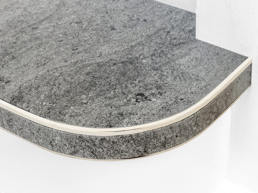 Premier Bendybull Stair Nosing - Polished Nickel Finish | Stair Rods Direct