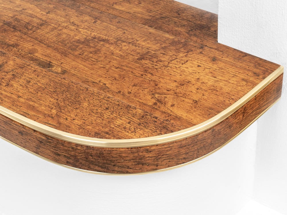 Premier Bendybull Stair Nosing - Satin Brass Finish | Stair Rods Direct