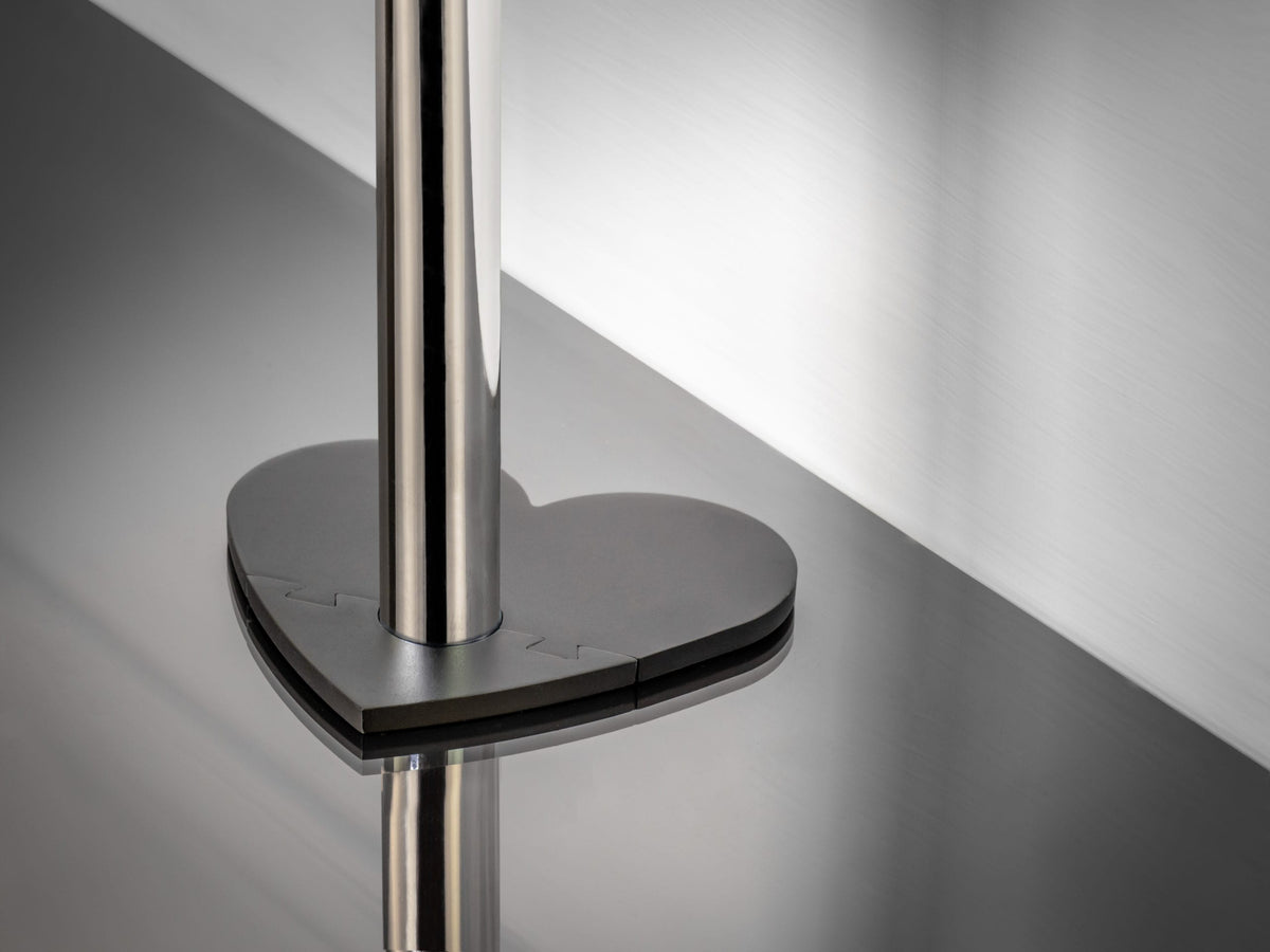 Heart-Shaped Pipe Covers in Black | Radiator Pipe Decoration
