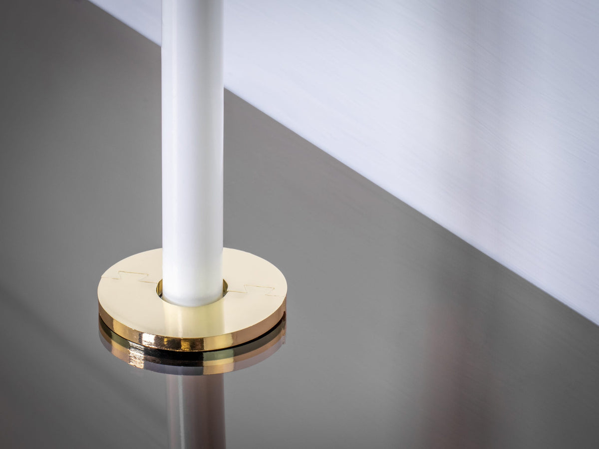 Sphere Small Pipe Cover - Brass | Pipe Collar for Radiators
